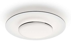 Philips Osvětlení - Stropní LED svítidlo, průměr 40 cm, 4000 K, 30 W, stmívatelné, bílá/černá 929003316001