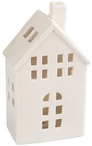 Retlux - Porcelánový domek na svíčku 19,4 cm bílá
