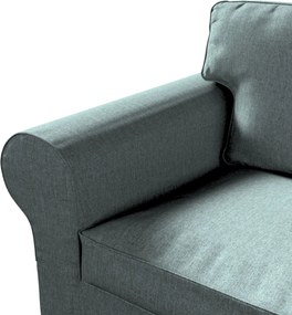 Potah na pohovku IKEA  Ektorp 3-místná, rozkládací STARÝ MODEL PIXBO barva modrá látka pletený vzor