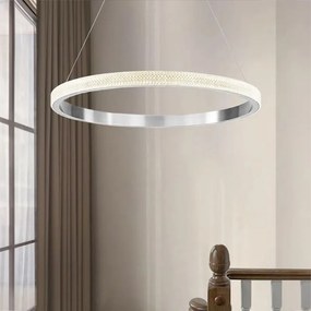 Toolight Závěsné designové osvětlení CRYSTAL LED + dálkové ovládání APP1511-CP Chrom