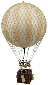 Designové LED světlo horkovzdušný balón Mademoiselle Pink 30cm