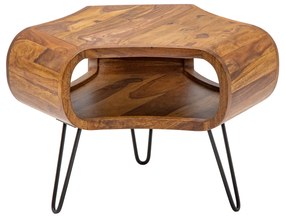 Noble Home Konferenční stolek Trident, 60 cm, Sheesham