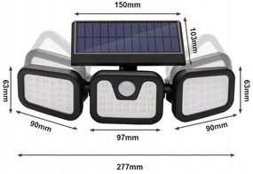 Creative Corner Solární lampa 3v1