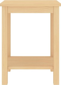 Noční stolek přírodní 35x30x47 cm masivní borovice 322209