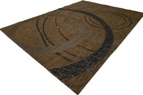 BE Koberec Eqos 0003 BROWN - hnědý obdélníkový Rozměr: 140x190 cm