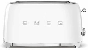 SMEG 50's Retro Style toustovač 4x2, bílý, TSF02WHEU