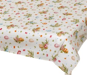 Bellatex Ubrus Velikonoce Béžová,Zelená,Červená 100x100 cm