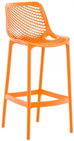 Plastová barová židle Air - Oranžová