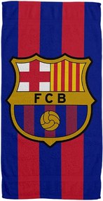 Velká bavlněná osuška FC Barcelona - motiv Blaugrana - 100 x 180 cm