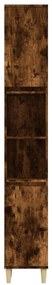 Petromila Koupelnová skříňka kouřový dub 30x30x190 cm kompozitní dřevo