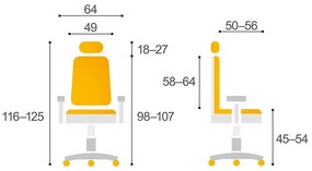 Office Pro Kancelářské křeslo SIRIUS MESH NEO šedá