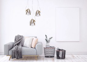Toolight, závěsné svítidlo 3xE14 APP1091-3CP, zlatá, OSW-04407