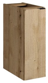 Koupelnová závěsná skříňka vysoká Aruba 800 2D dub craft zlatý/bílý lesk