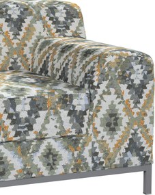 Potah na pohovku IKEA, pravé provevedení Kramfors 2-místná barva modrá látka pletený vzor, vzorované