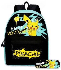 2-dílný set ŠKOLNÍ BATOH + PENÁL na motivy oblíbených postaviček "Pokémon" Barva: sada 2 ks - 7