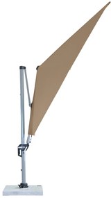 Slunečník DOPPLER Active výkyvný 350 x 260 cm greige