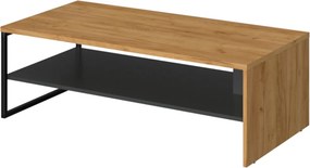 Konferenční stolek 120 dub craft zlatý / antracit Santes