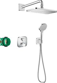 Hansgrohe Croma E, sprchový systém 280 1jet s termostatem Ecostat E, chromová, HAN-27953000