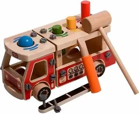 Lucy  Leo Hasiči konstrukční set se zatloukačkou / od 3 let