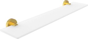 Nimco Unix - Polička, délka 60 cm, sklo/kartáčovaná zlatá UNZ 13091B-60-Z