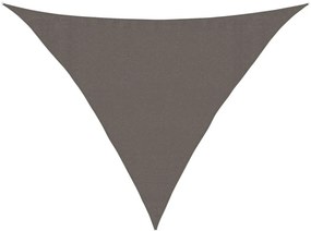Plachta proti slunci 160 g/m² antracitová 3,5x3,5x4,9 m HDPE 311092