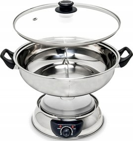 Elektrický horký Hrnec dělený 4,5 litrů 4500 ml Hot Pot 30 cm Remo