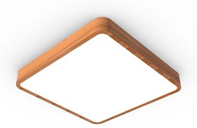 Dřevěné čtvercové svítidlo woodLED Square Ceiling  Dřevěné čtvercové svítidlo woodLED Square Ceiling Délka strany: 900 mm, Dřevodekor: Třešeň…