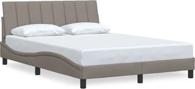 Rám postele bez matrace Hanko taupe 120 x 200 cm textil 3310381