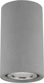 NV 9540210 Venkovní stropní svítidlo EMILE šedý beton skleněný difuzor LED 5W 3000K 120-230V IP65 - NOVA LUCE
