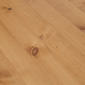 Massive home | Belluno Elegante bílá komoda 4D2S z masivu s dubovou deskou