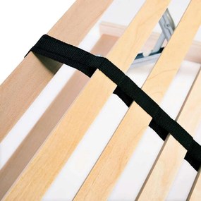 Lamelový rošt postele s 28 lamelami 7 zón 140 x 200 cm 246454