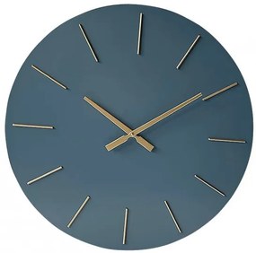 BIZZOTTO Nástěnné hodiny TIMELINE modré 60 cm 0182440