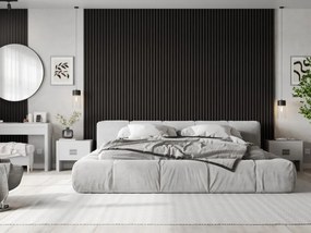 Mexen Lam-B, akustické stěnové lamely 275 × 30 cm, HDF deska 4 mm, technická dýha, eben černý, S100-275307-3015-023
