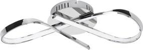 Rabalux Chromové stropní LED svítidlo Aniela 450mm 20W 2187
