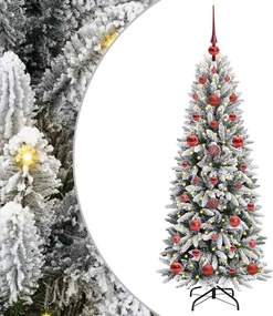 Umělý vánoční stromeček Bílá 120 cm PVC, plast, ocel a PE 3396021
