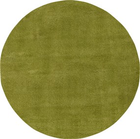 XXXLutz TKANÝ KOBEREC, 120 cm světle zelená - Kulaté koberce - 003580051283