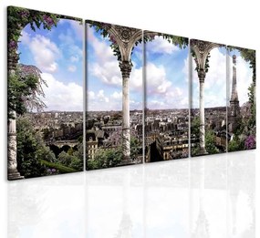 Malvis ® Obraz romantická Paříž Velikost: 120x60 cm
