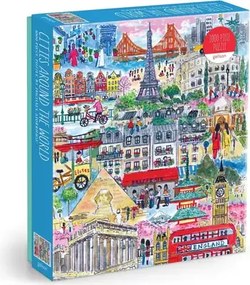 GALISON Puzzle Města z celého světa / 1000 dílků