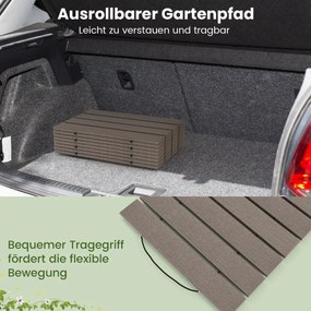 Costway Nákladní válečková cesta z HDPE I 242 cm I šířka 43 cm I odolná proti