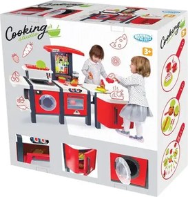 Mochtoys Kuchyňka moderní s ledničkou a příslušenstvím