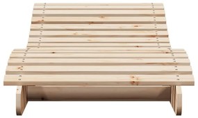 Zahradní lehátko 205 x 70 x 31,5 cm masivní borové dřevo - Default Title