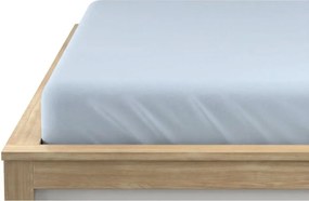 Jersey prostěradlo světle modré 90 x 200 cm