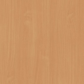 Šatní skříňka S1 s lavičkou, 2 oddíly, 1875 x 600 x 500/800 mm, cylindrický zámek, laminované dveře, buk