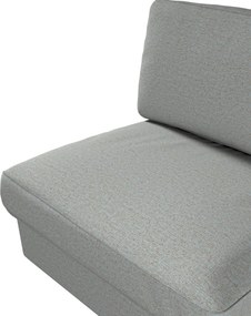 Potah na neskládací křeslo IKEA Kivik barva modrá látka pletený vzor