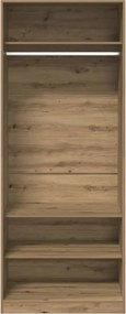 Šatní skříň dub artisan 80 x 50 x 200 cm kompozitní dřevo 3307701