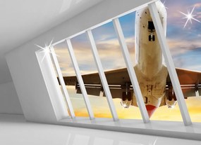 Malvis ® 3D obraz na stěnu Letadlo Velikost: 90x60 cm