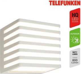 TF 321904TF TELEFUNKEN LED venkovní nástěnné svítidlo, voděodolné a prachotěsné, kostka, světlešedá - BRILONER