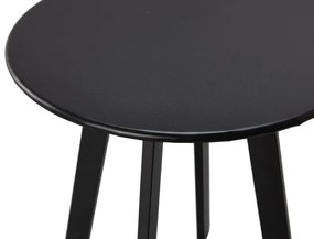 Fer příruční stolek černý o40 cm