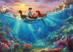 SCHMIDT Puzzle Ariel v plechové krabičce / 500 dílků / 48,1 × 34,1 cm