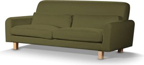 Potah na pohovku IKEA Nikkala krátký barva zelená látka pletený vzor